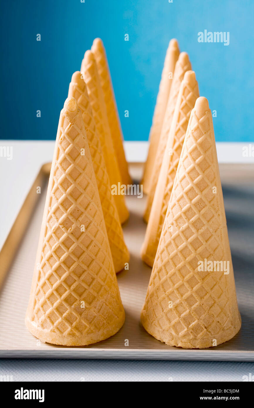 Wafer cones Stock Photo - Alamy