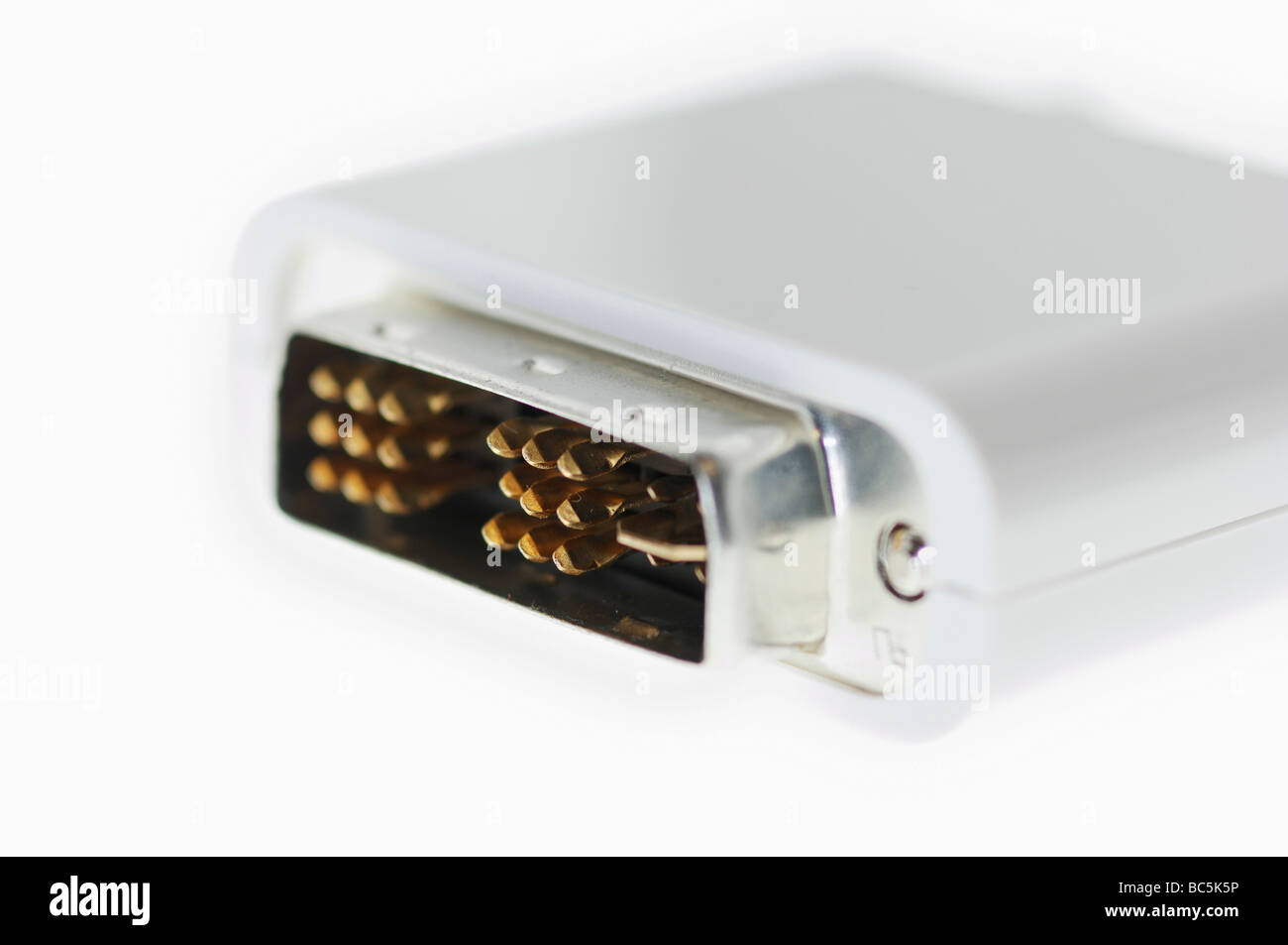 DVI Plug, close-up Stock Photo - Alamy
