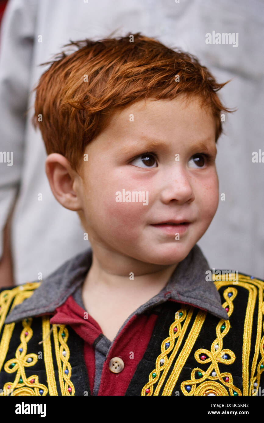 Portrait of a toddler in Gilgit, Pakistan Stock Photo - Alamy