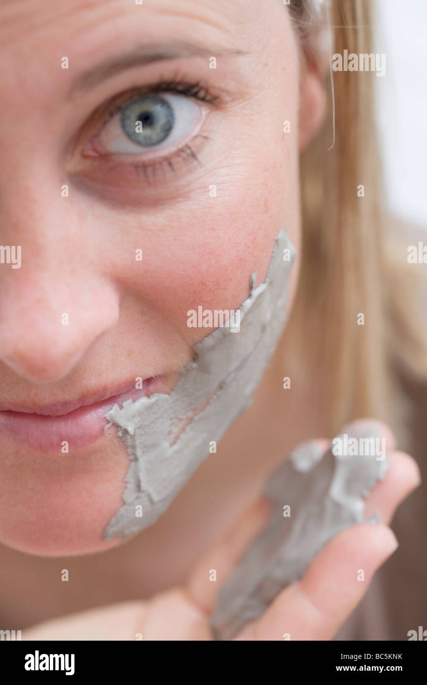Woman face pack hi-res stock photography and images - Alamy