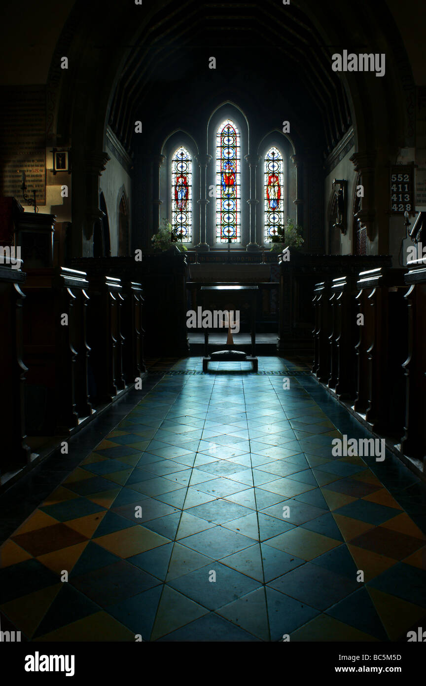 Church Interior with natural lighting Stock Photo - Alamy