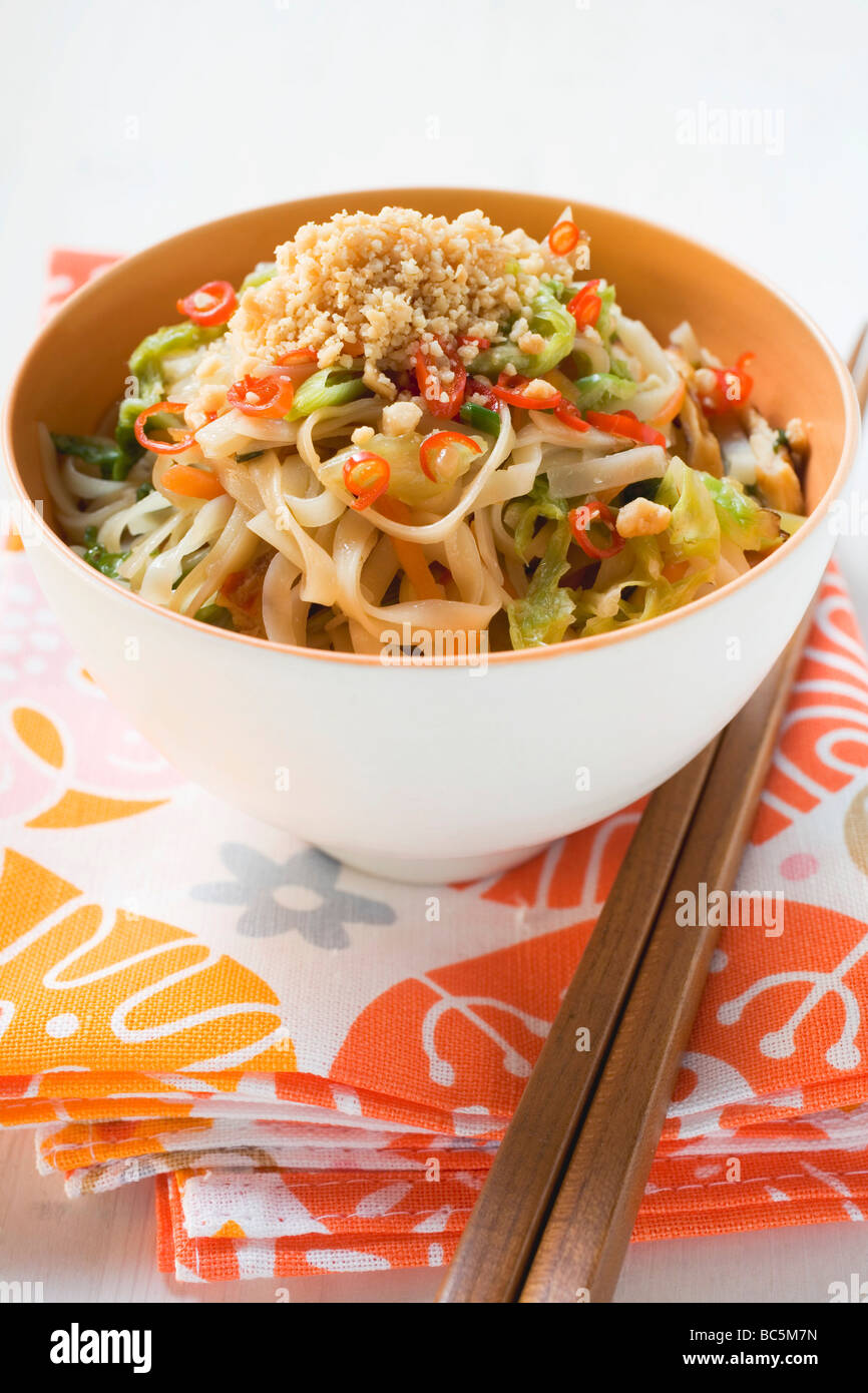Spicy rice noodles Stock Photo - Alamy