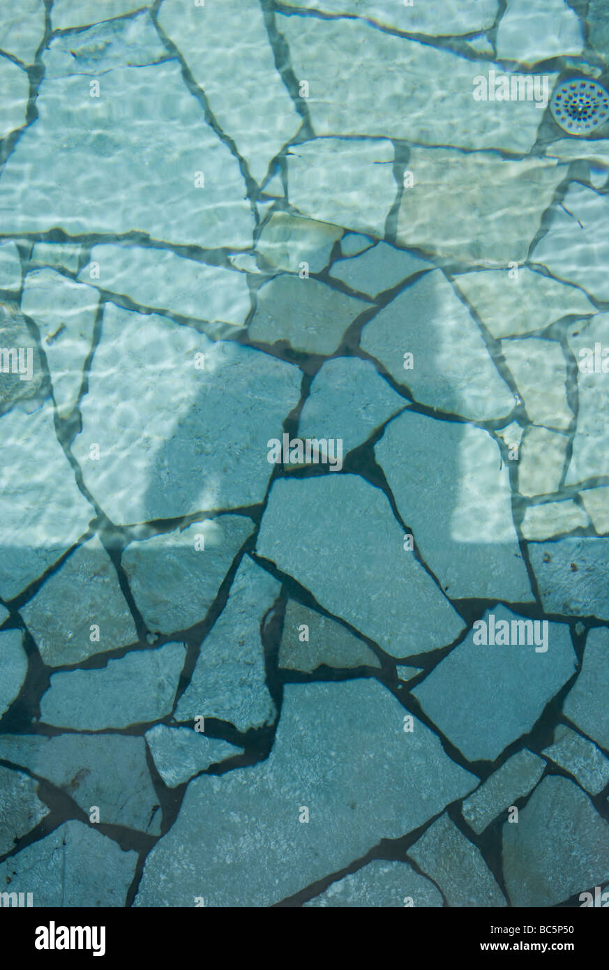 Swimming pool with shadow (detail Stock Photo - Alamy