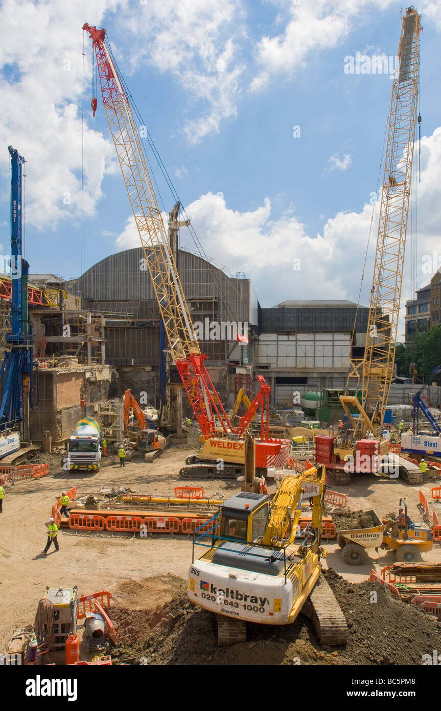 Construction site shard building near hi-res stock photography and ...