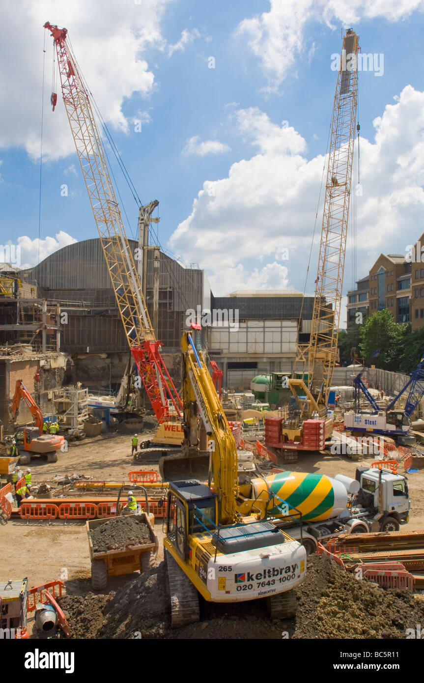 Construction site shard building near hi-res stock photography and ...