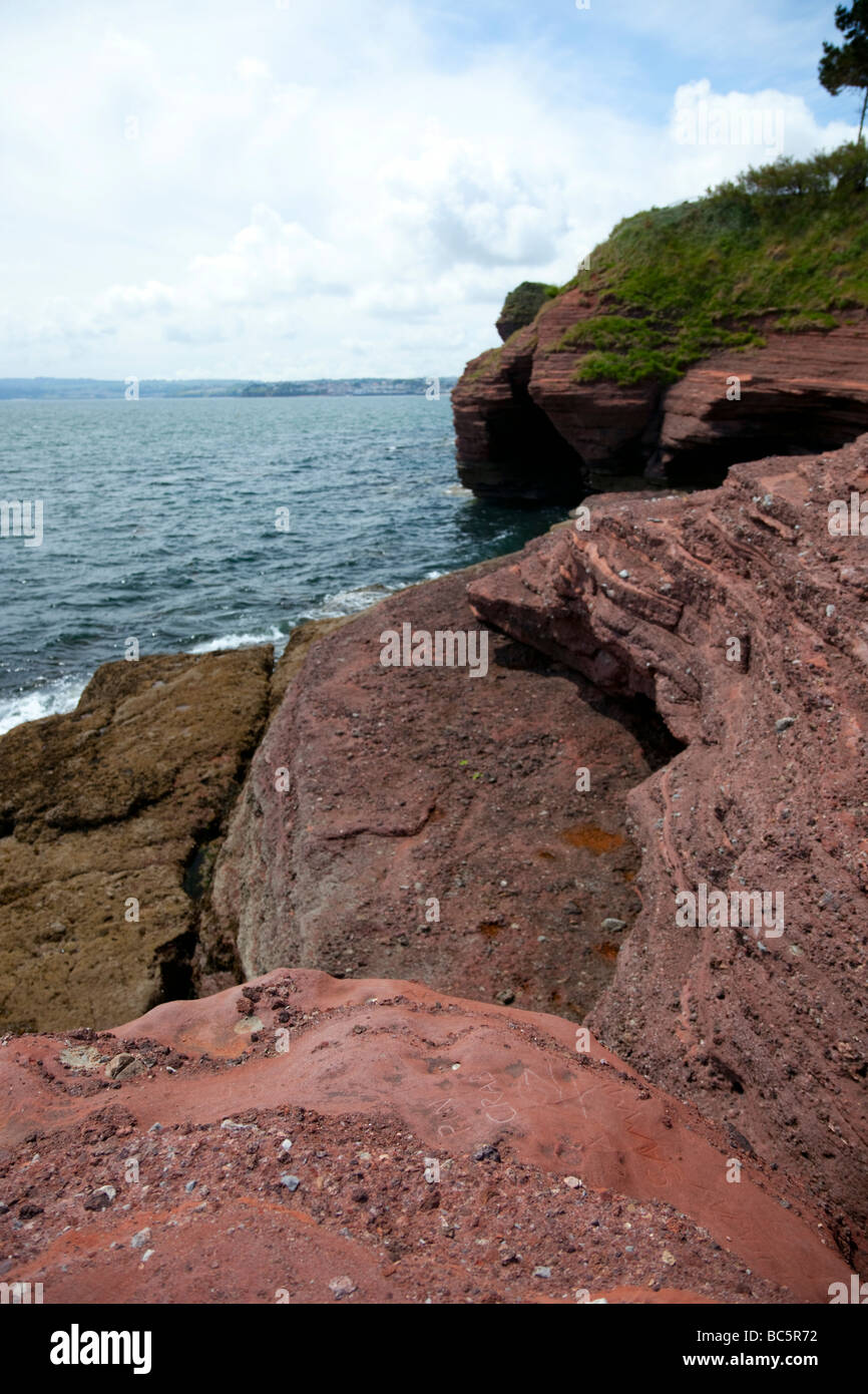 English riviera geopark hi-res stock photography and images - Alamy