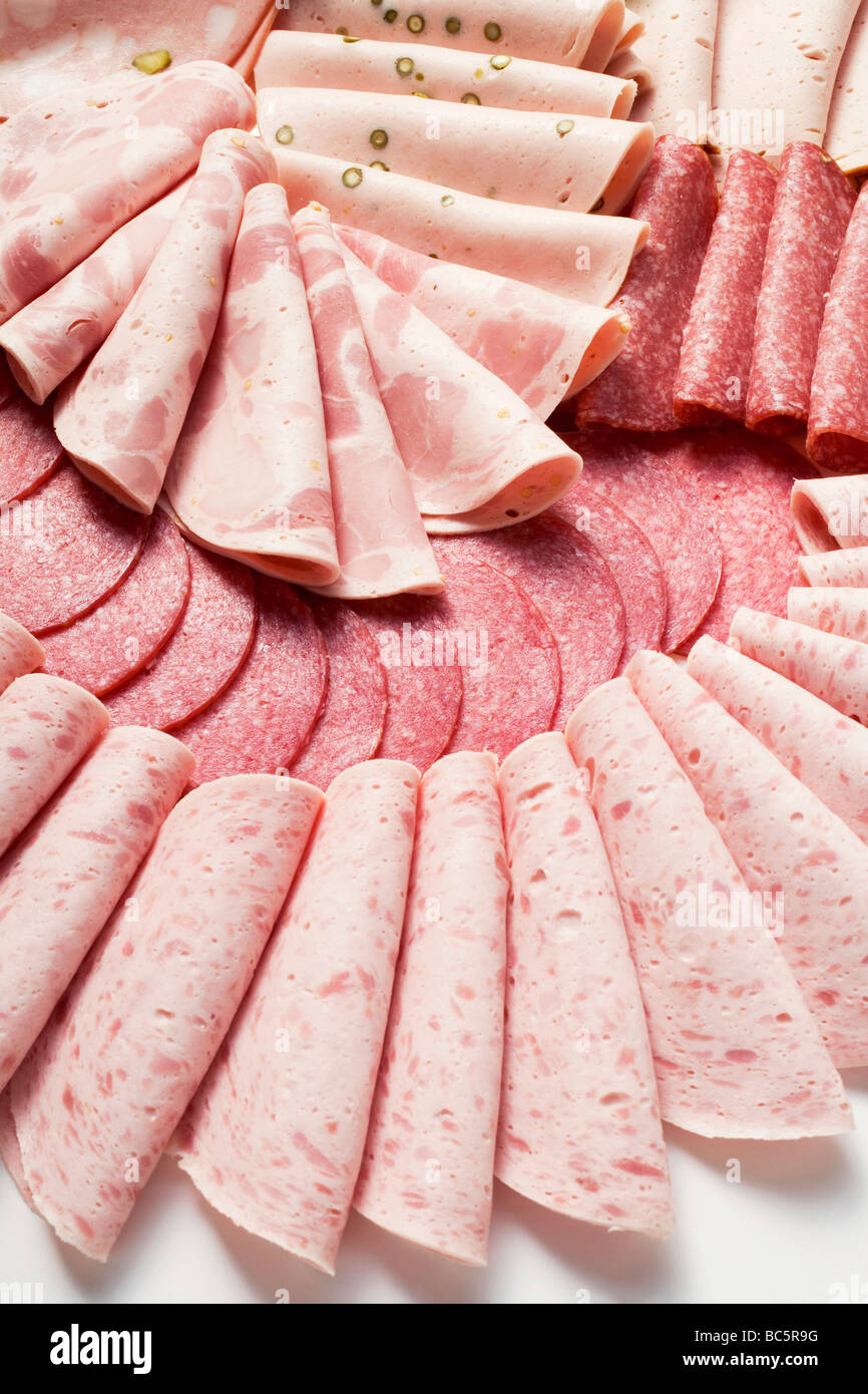 A selection of cold cuts Stock Photo - Alamy