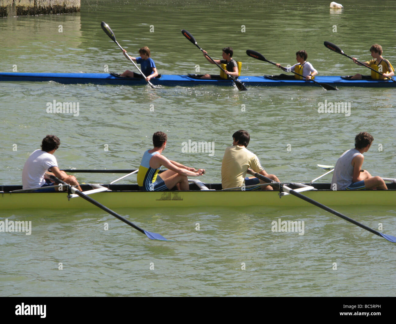 Rowing action hi-res stock photography and images - Alamy