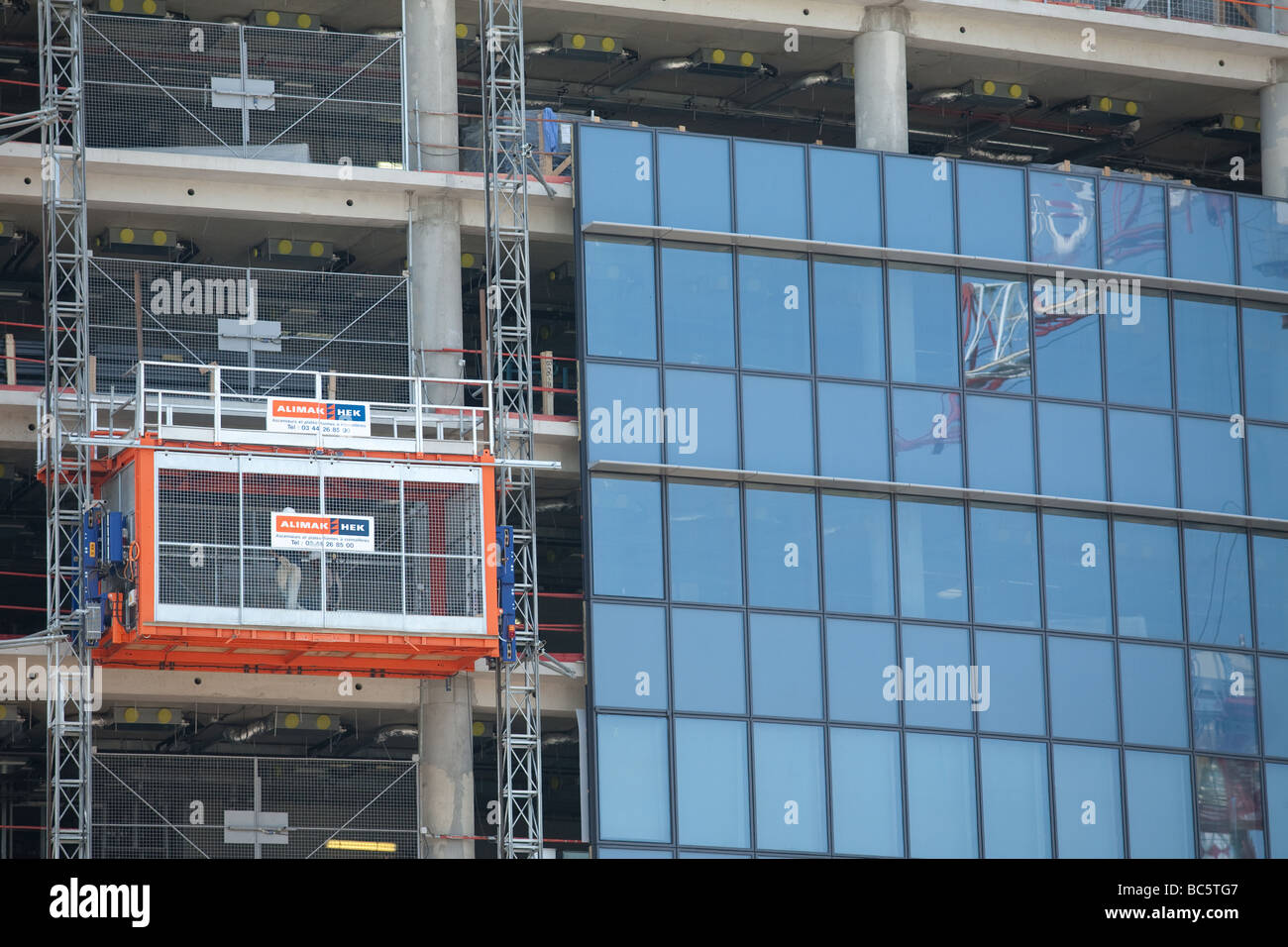 Building site, windows construction Stock Photo - Alamy