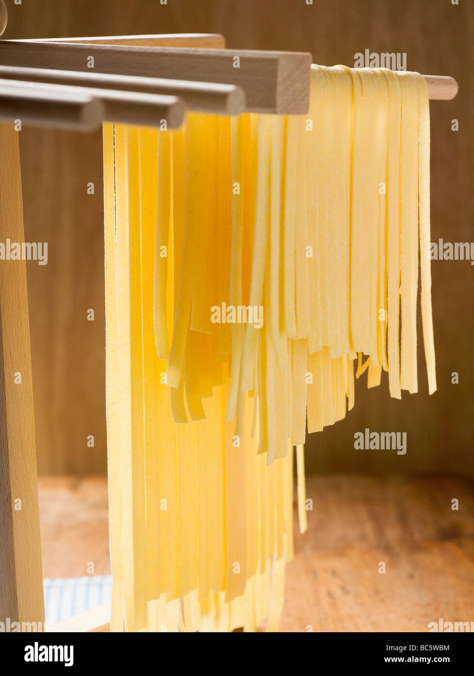 Hanging pasta to dry hi-res stock photography and images - Alamy