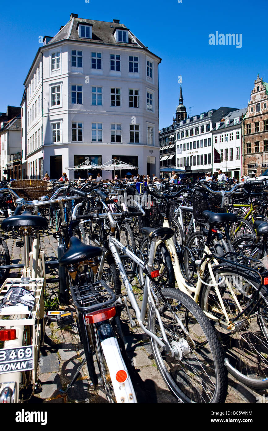 Bicycles in Copenhagen Stock Photo - Alamy