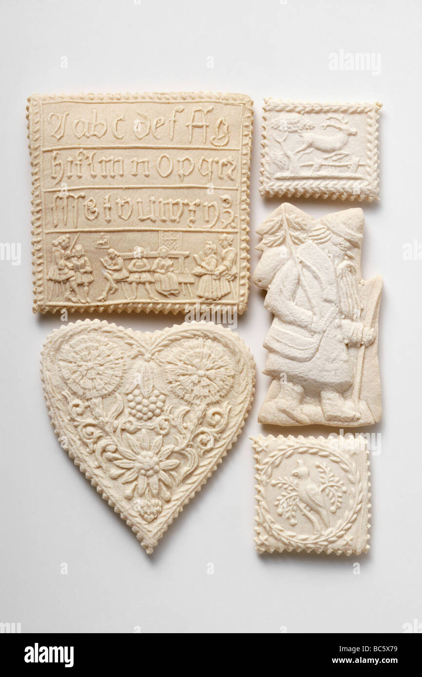 Assorted Springerle cookies Stock Photo - Alamy