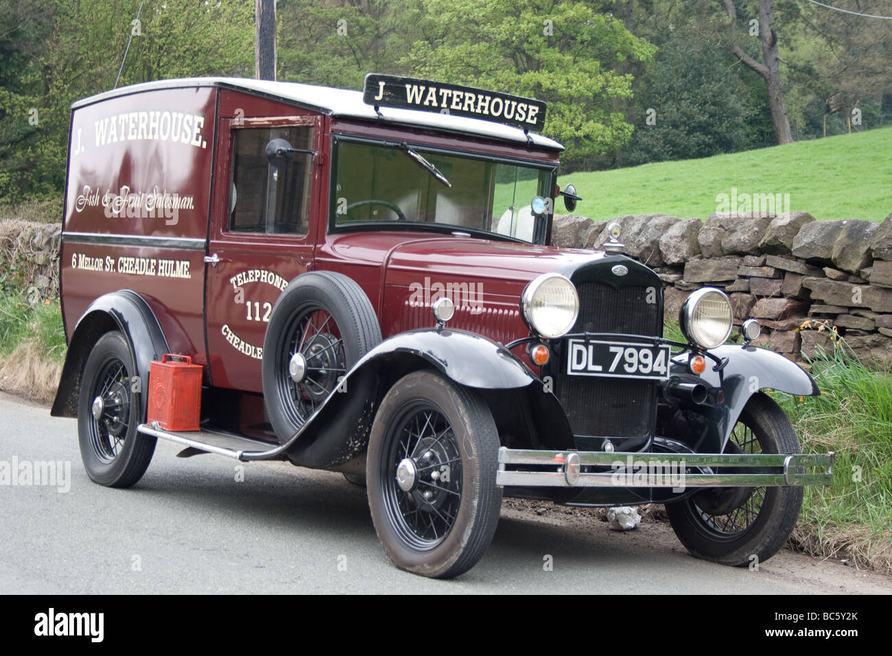 Pre Second World War Ford Delivery Van Stock Photo - Alamy
