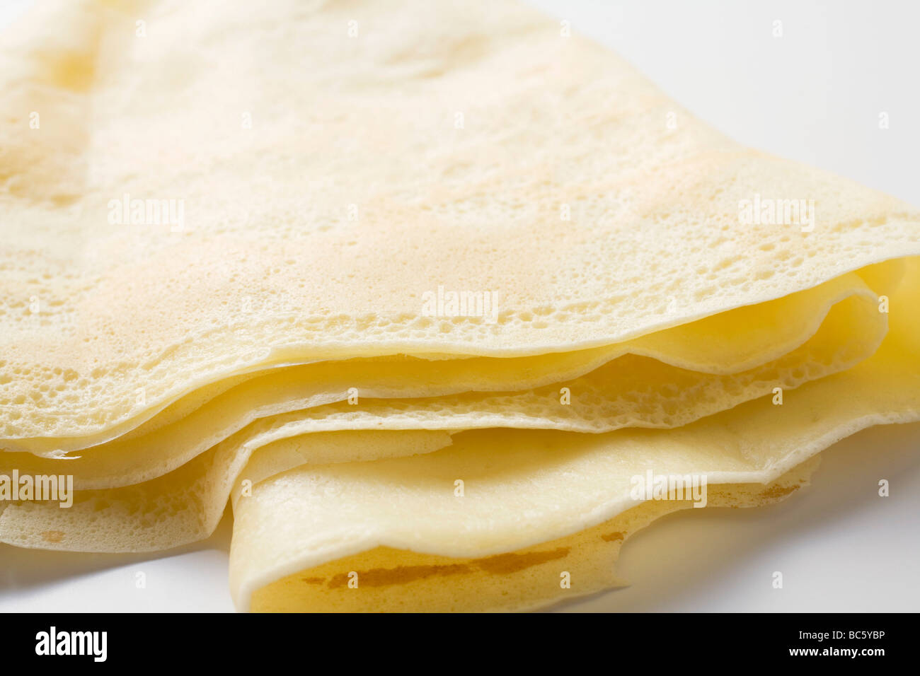 Folded crêpe Stock Photo - Alamy