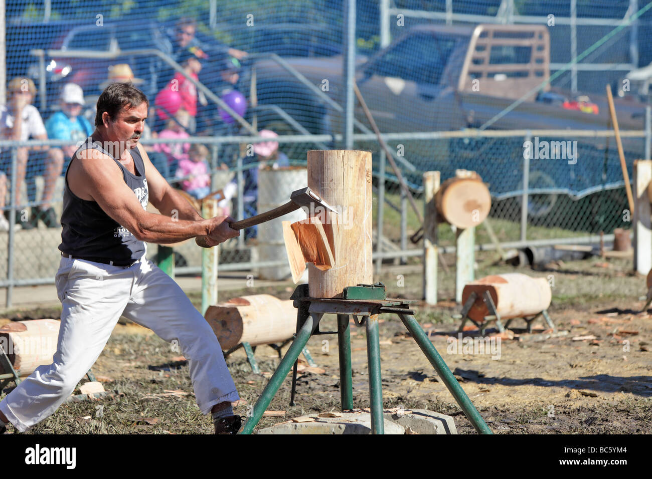 Woodchopper axe hi-res stock photography and images - Alamy