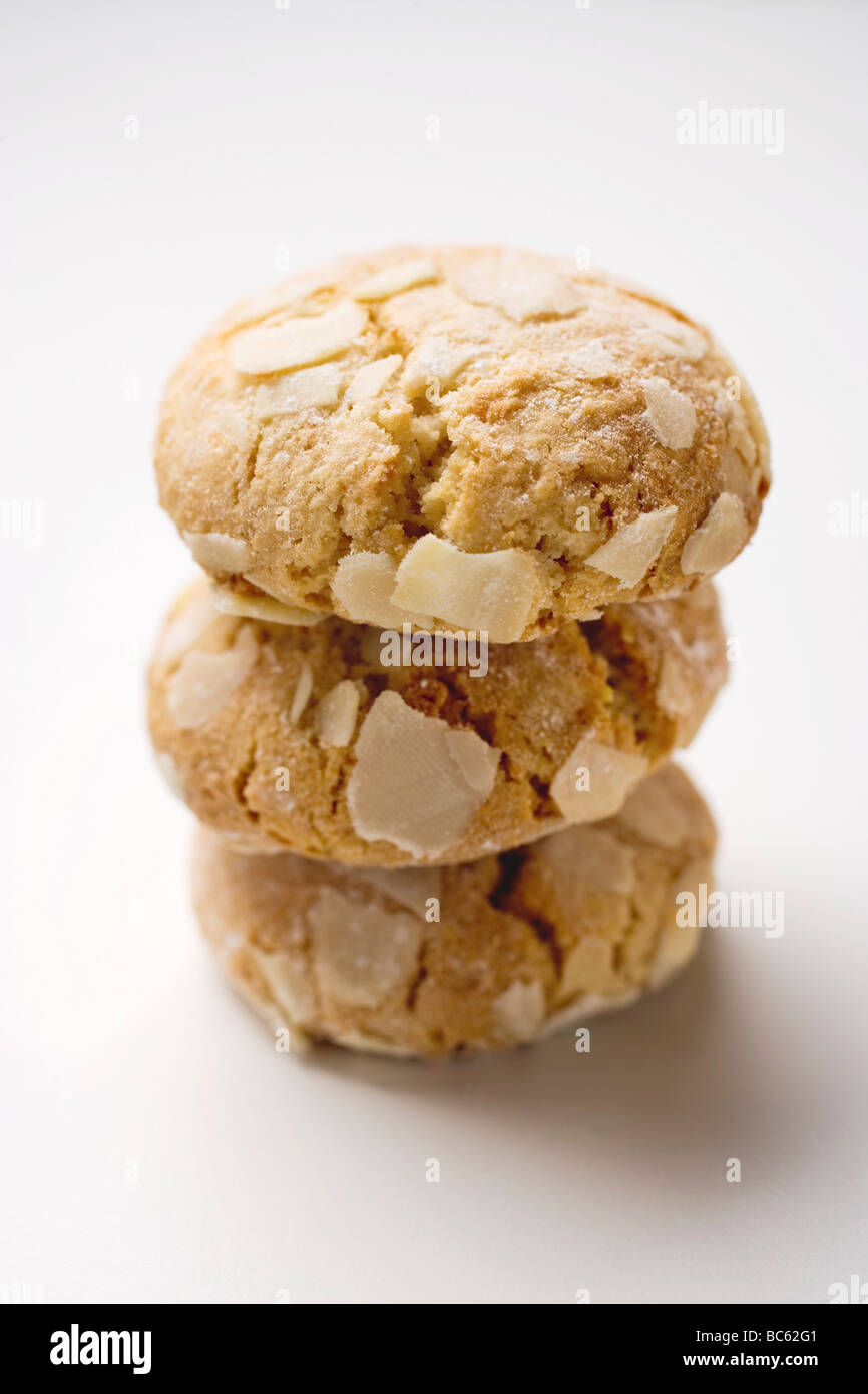 Italian almond biscuits Stock Photo - Alamy