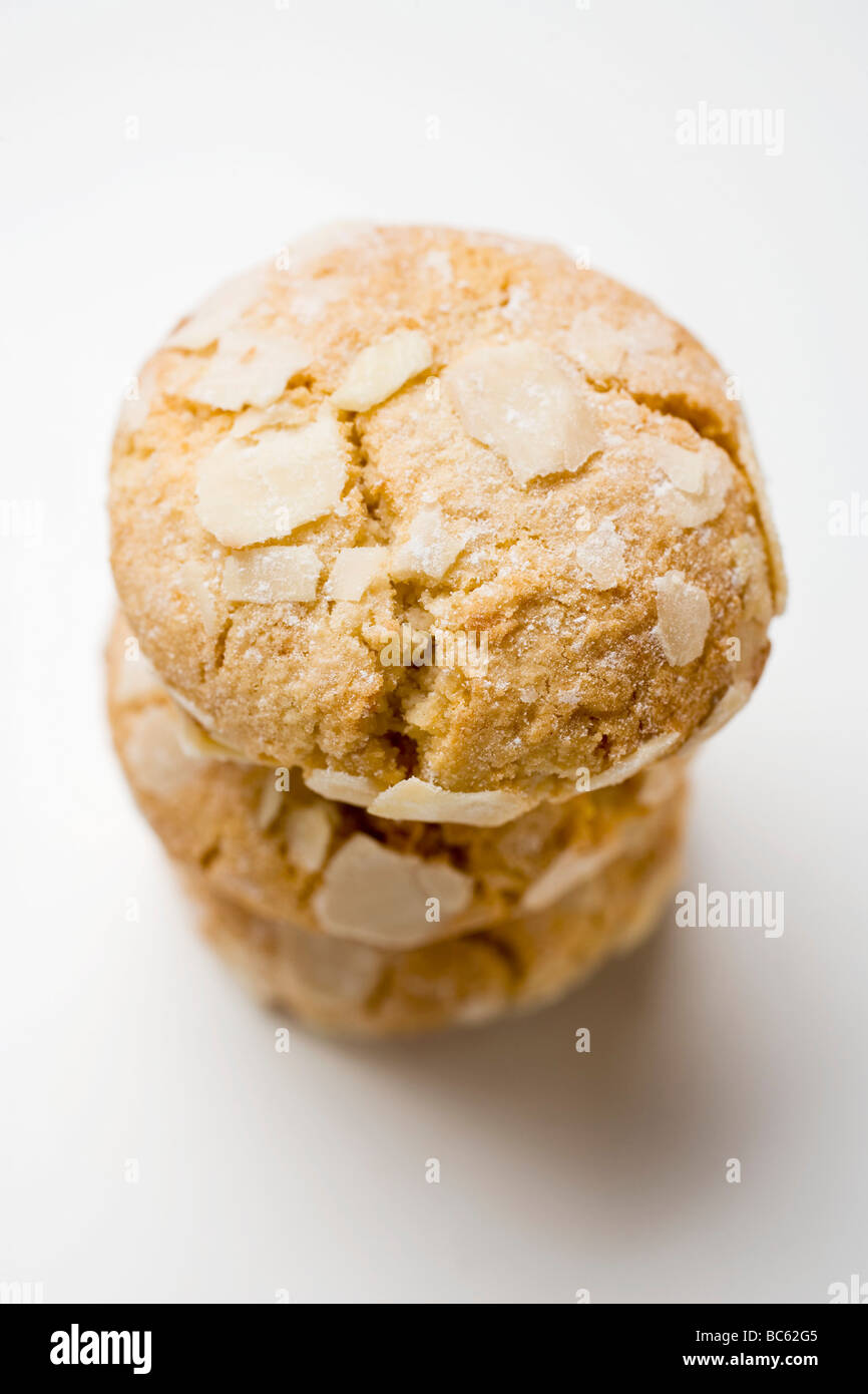 Italian almond biscuits Stock Photo - Alamy