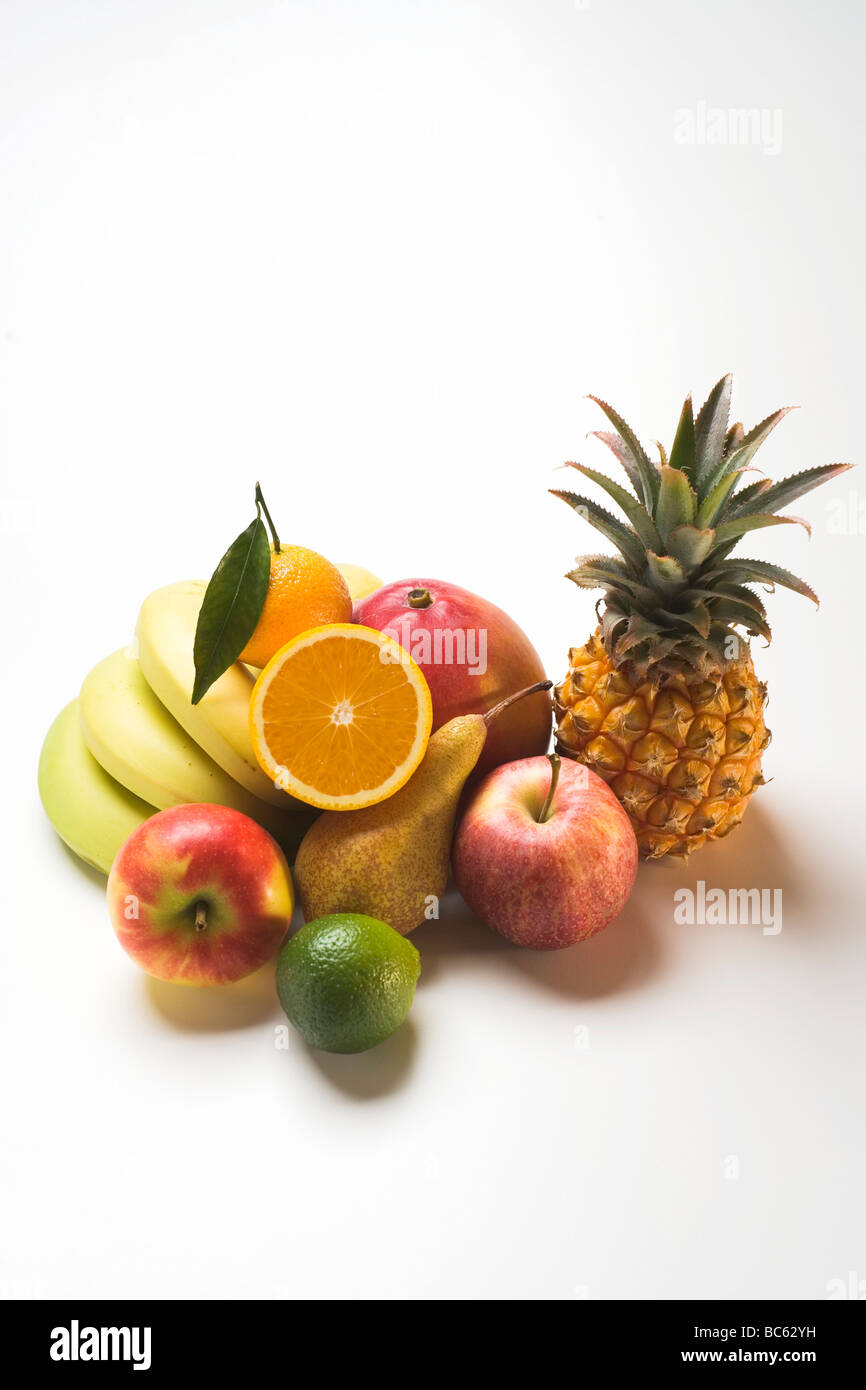 An assortment of fresh fruit Stock Photo - Alamy