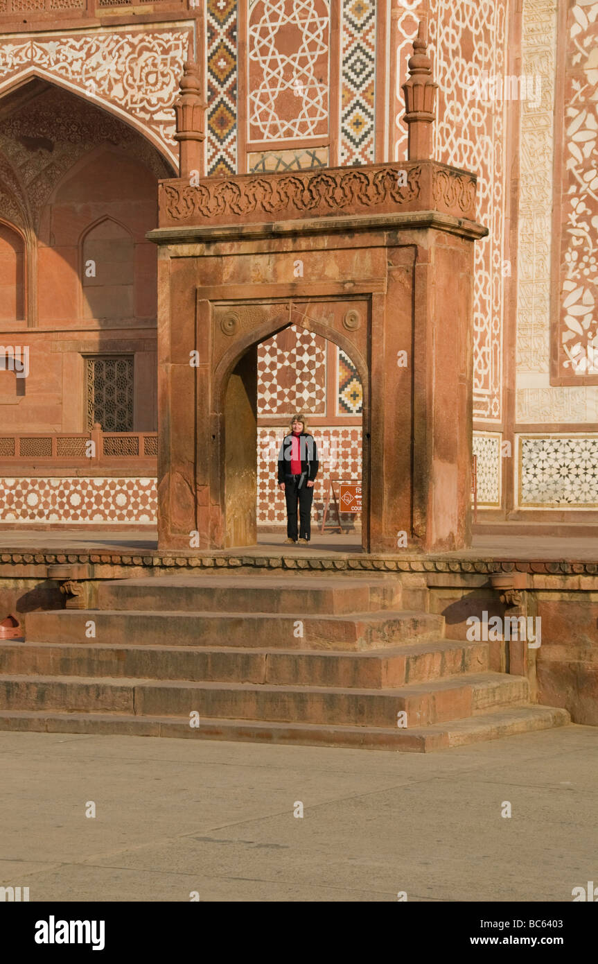 Akbar's Tomb, Sikandra, Uttar Pradesh, India Stock Photo - Alamy