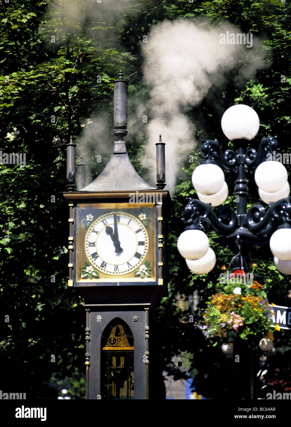 Gastown Steam Clock Vancouver British Columbia Canada Stock Photo - Alamy