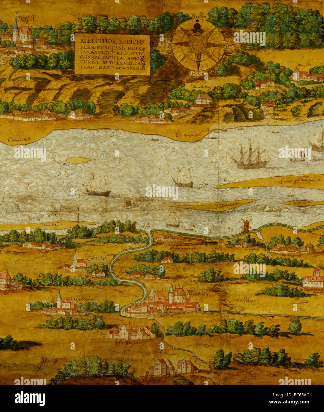 16th century map denmark hi-res stock photography and images - Alamy