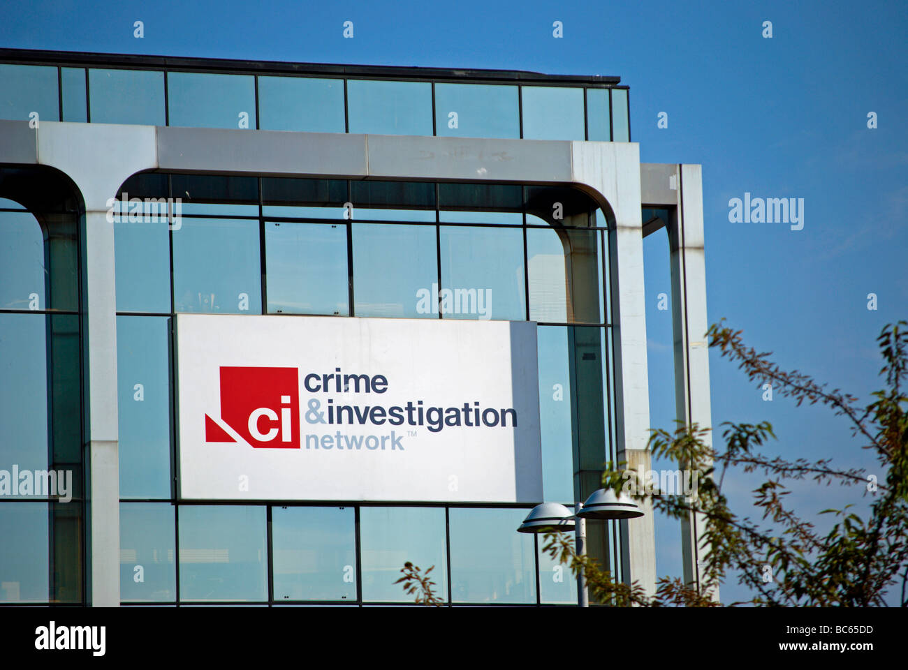 detail of the exterior of the british headquarters of the crime and ...