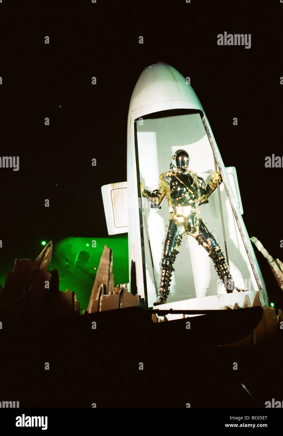 Michael Jackson seen here on stage in Prague 8th September 1996 Stock ...