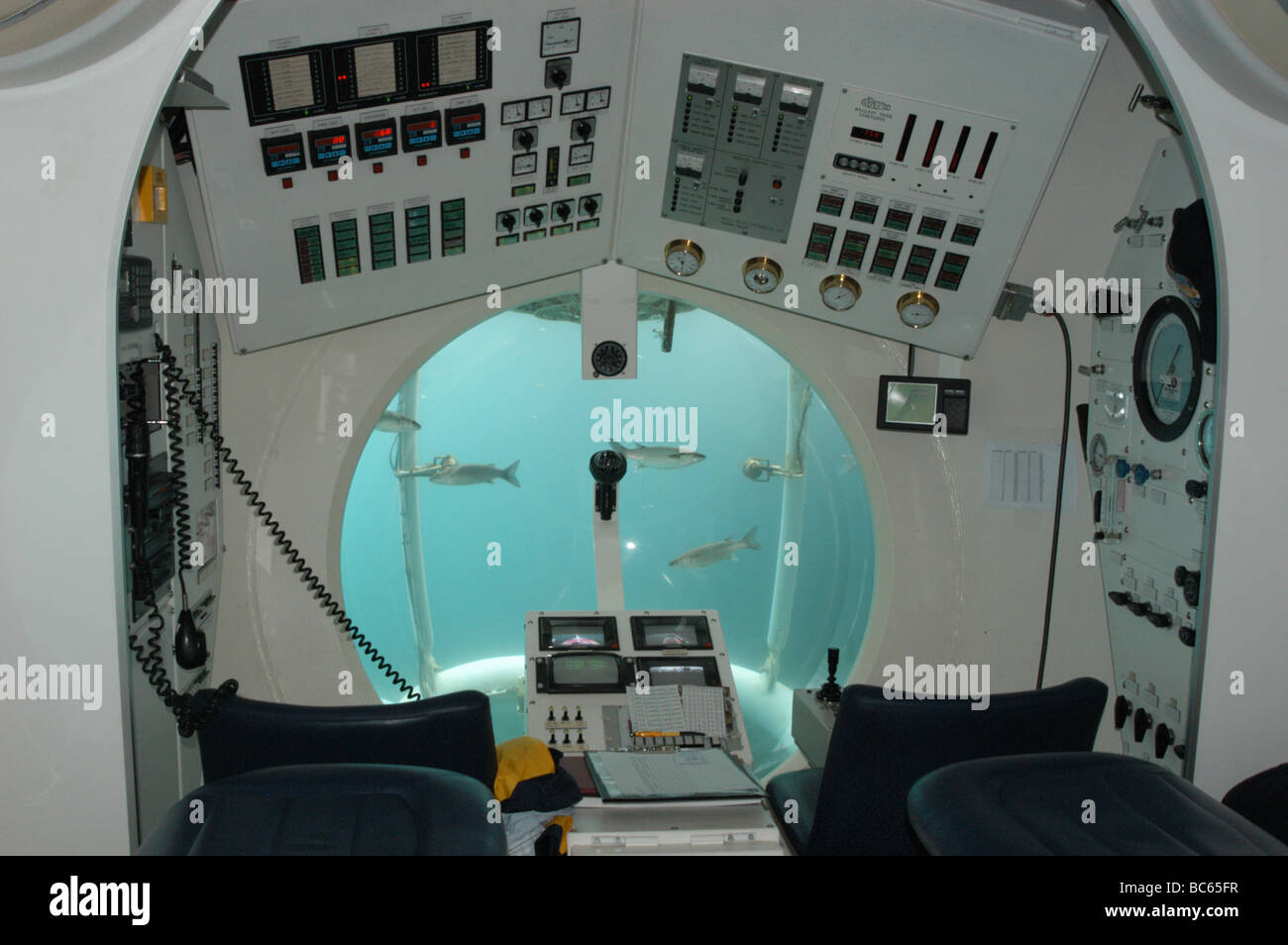 Control pannel mini sub Stock Photo - Alamy