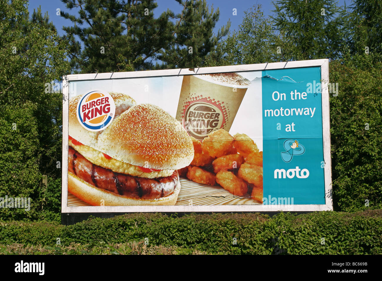 Advertising Hoarding UK Stock Photo - Alamy