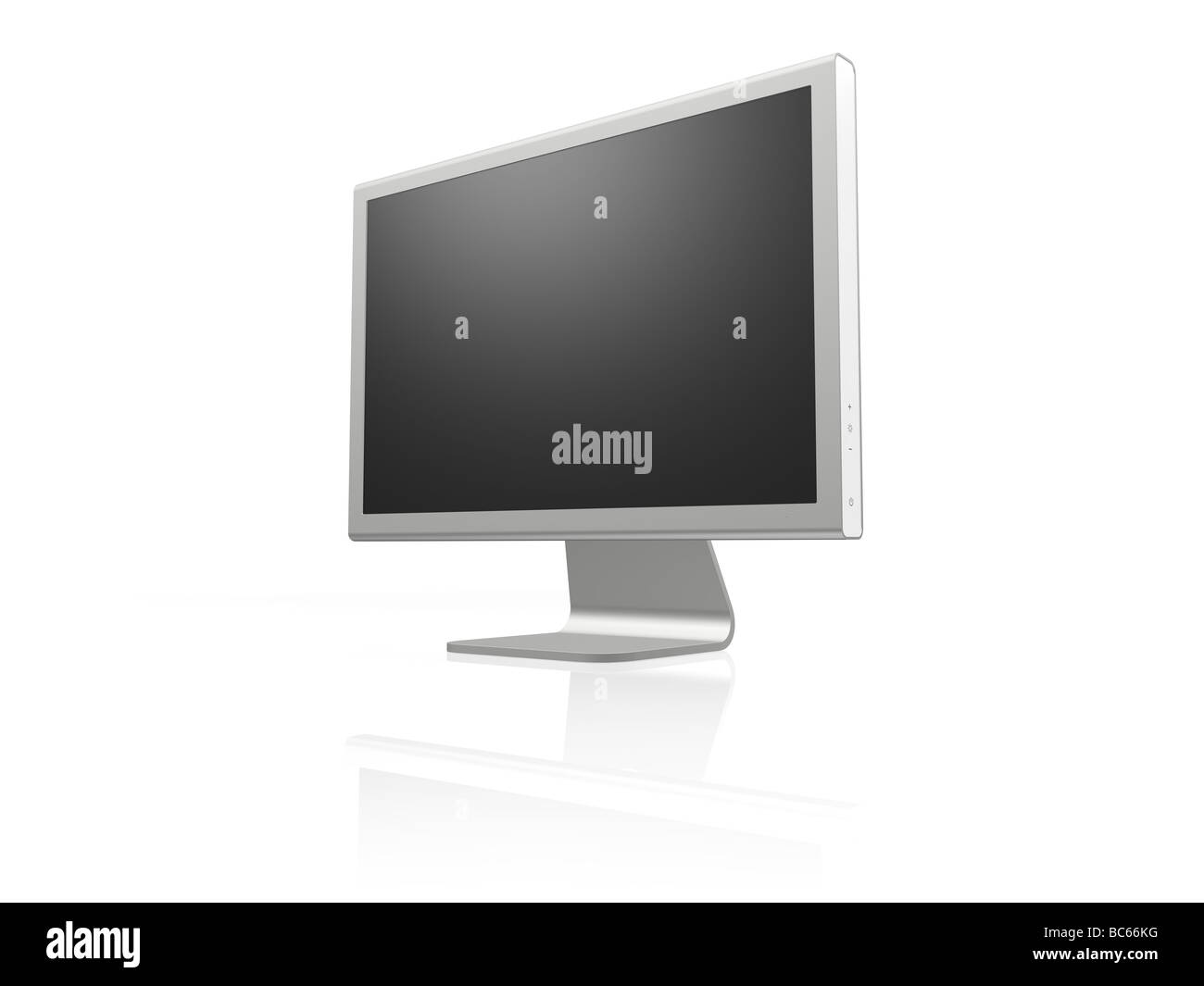 Modern Widescreen Monitor Stock Photo - Alamy