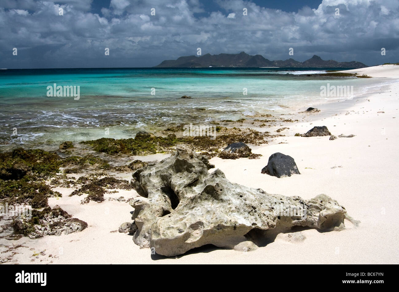 Caribbean island distant hi-res stock photography and images - Alamy
