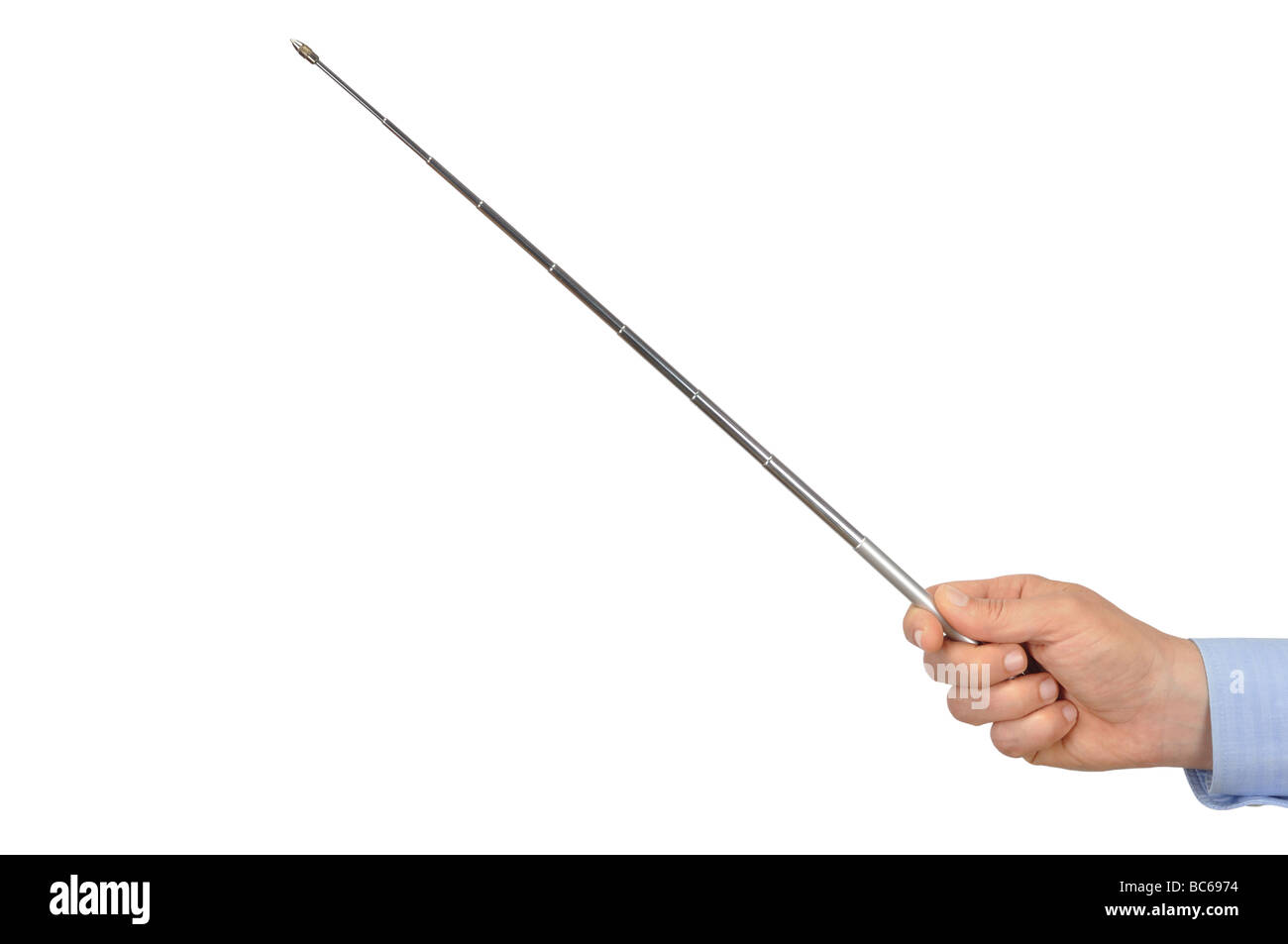 Hand with Pointer Stock Photo - Alamy