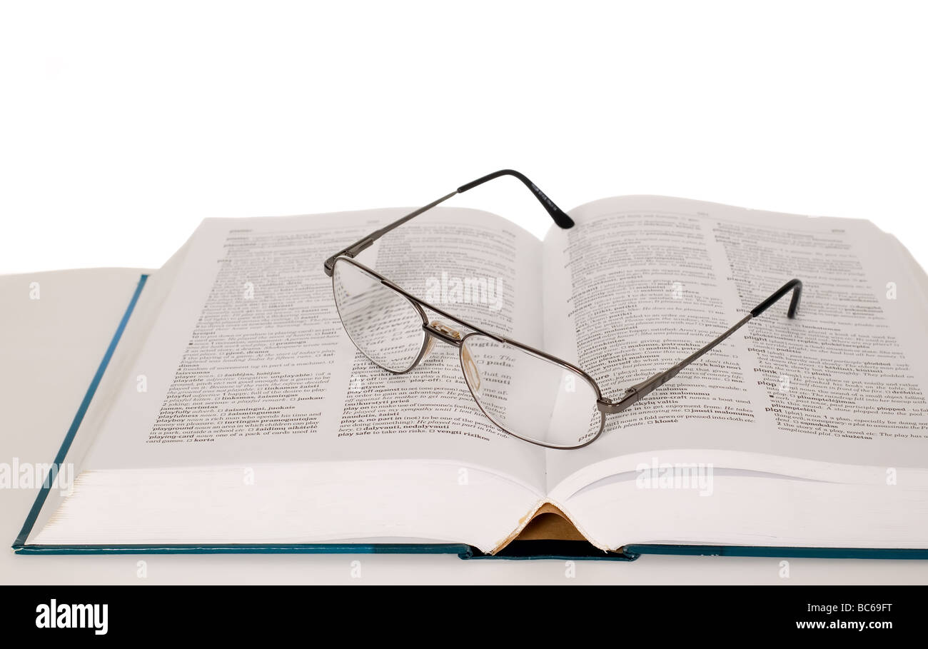 Opened book background hi-res stock photography and images - Alamy