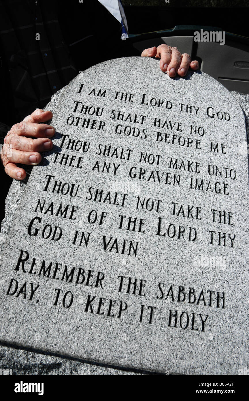 10 ten commandments hi-res stock photography and images - Alamy