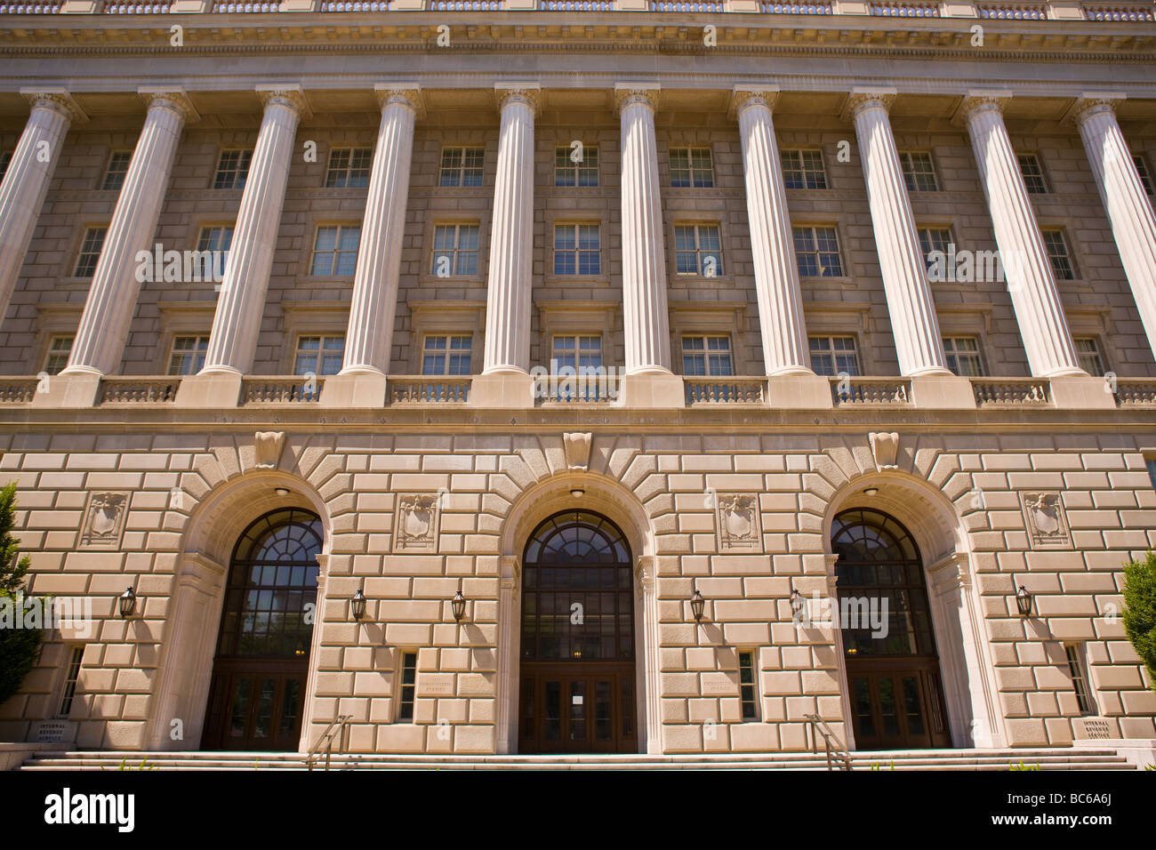 WASHINGTON DC USA Internal Revenue Service building Stock Photo - Alamy