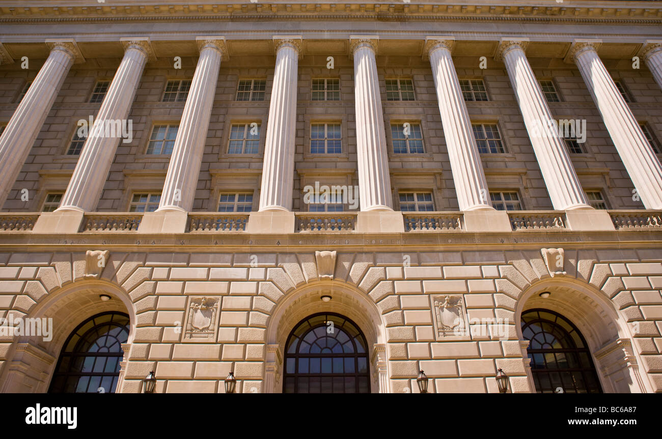 WASHINGTON DC USA Internal Revenue Service building Stock Photo - Alamy