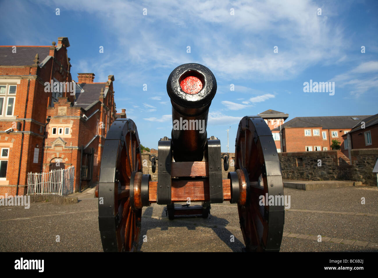 the famous roaring meg cannon on the mall wall and double bastion ...