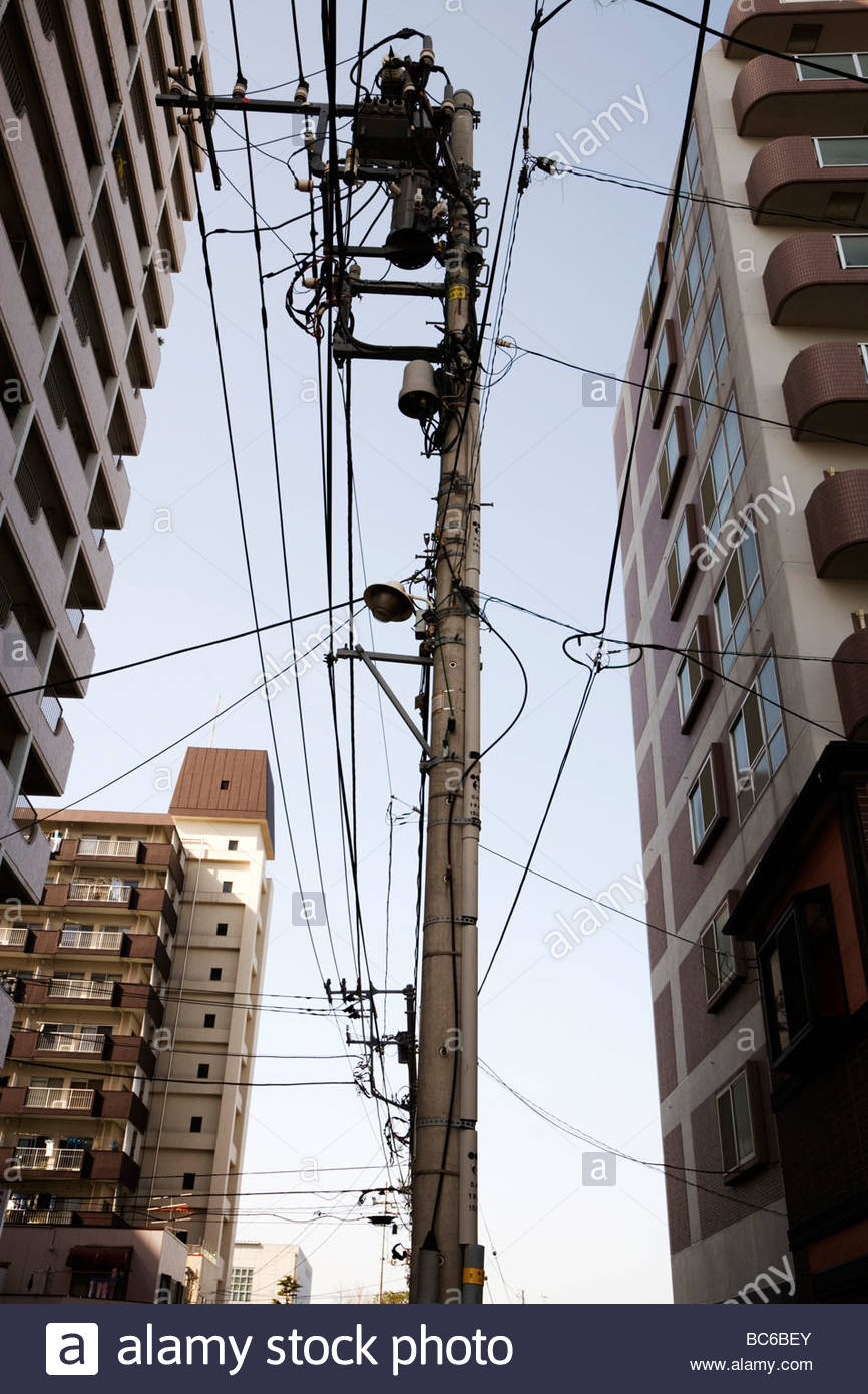 Utility Pole Japan Stock Photos & Utility Pole Japan Stock Images - Alamy