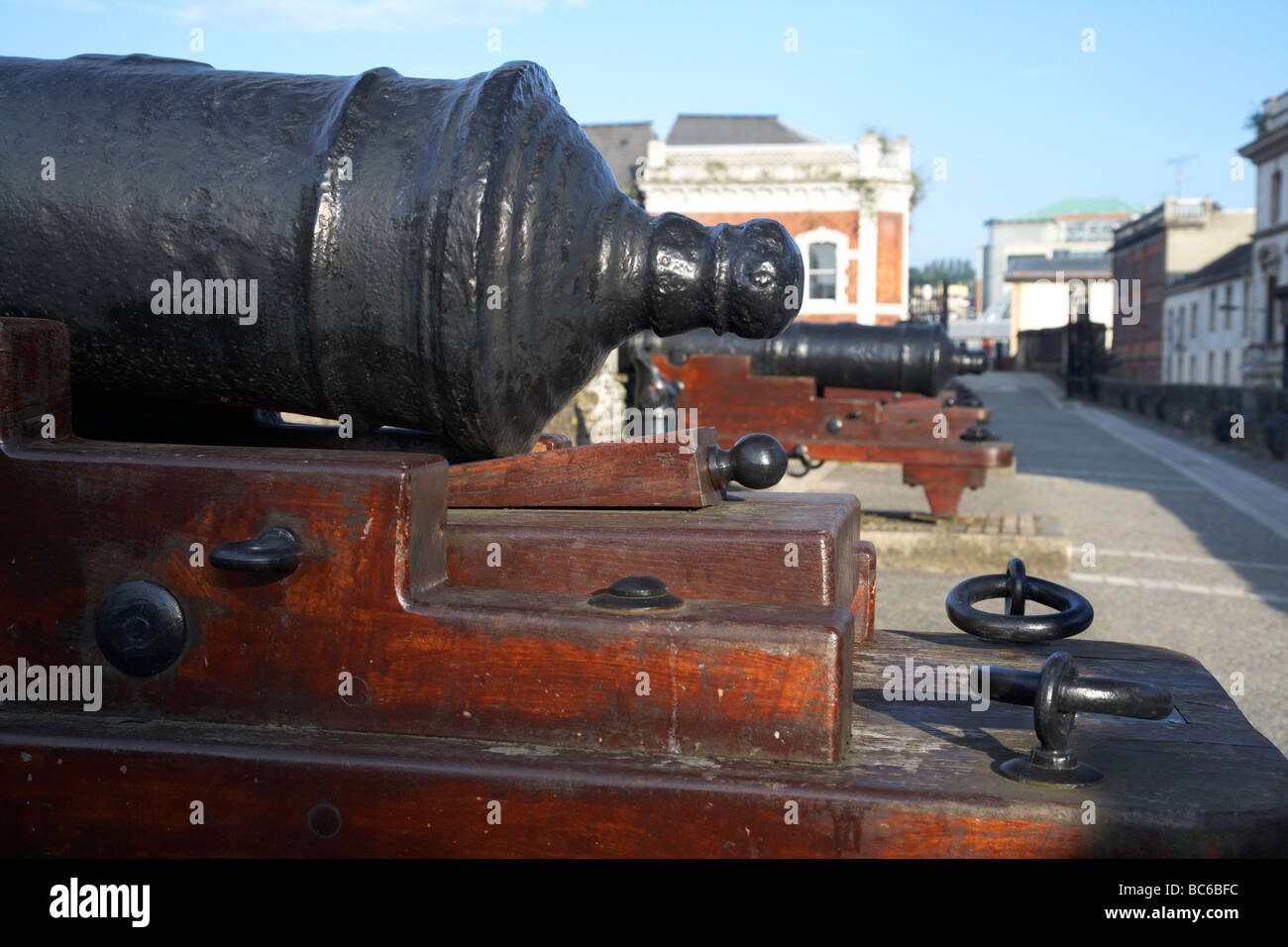 cannons on the north east wall of 17th century almost complete ...
