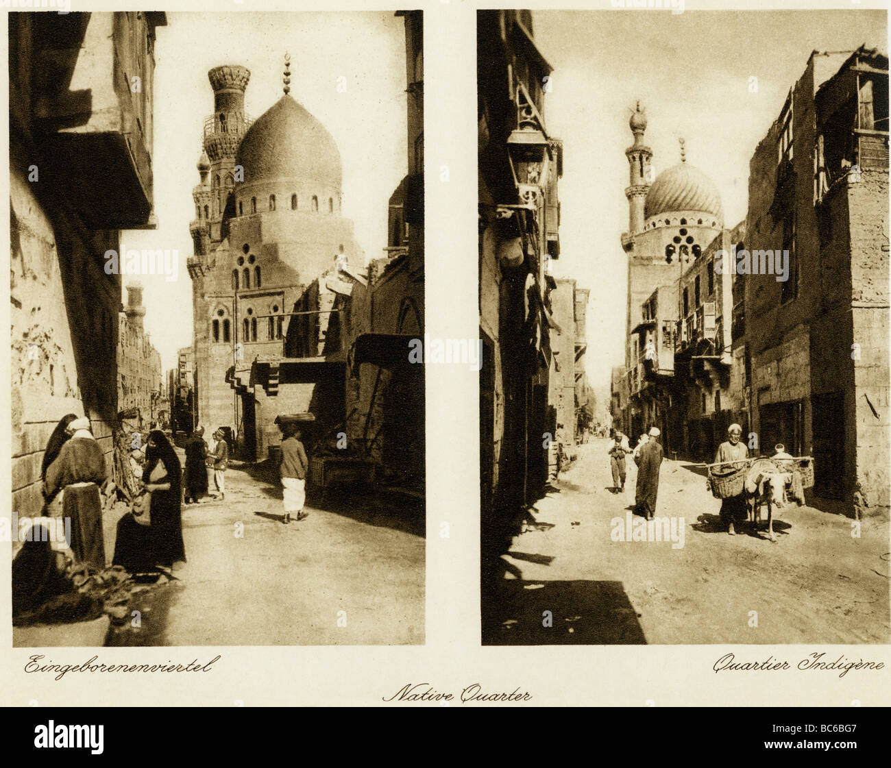 geography / travel, Egypt, Cairo, native quarters, 1930s Stock Photo ...