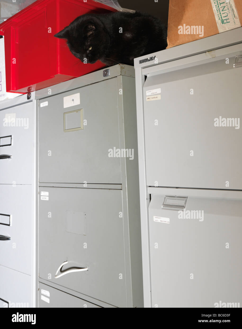 Black cabinets hi-res stock photography and images - Alamy