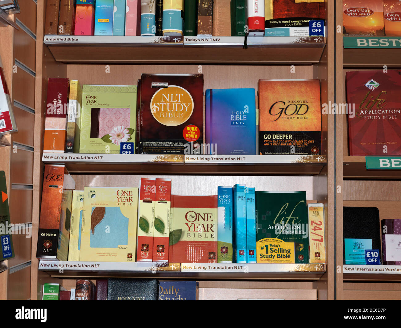Bibles on Sale in Bookshop Stock Photo - Alamy