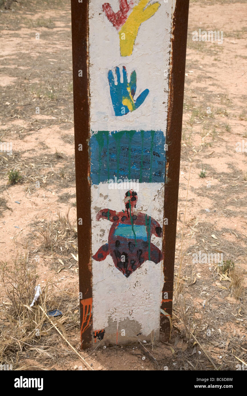 Electricity Pylon Painted In Native Aboriginal Images South Australia ...