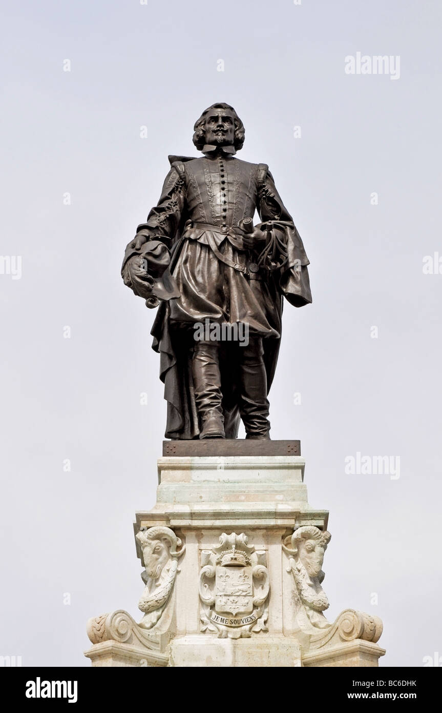 Statue of samuel de champlain hi-res stock photography and images - Alamy