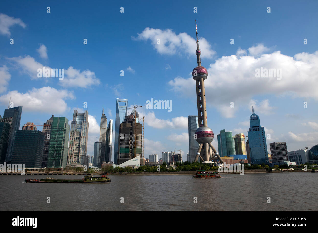 A view of the Pudong district in Shanghai, China Stock Photo - Alamy