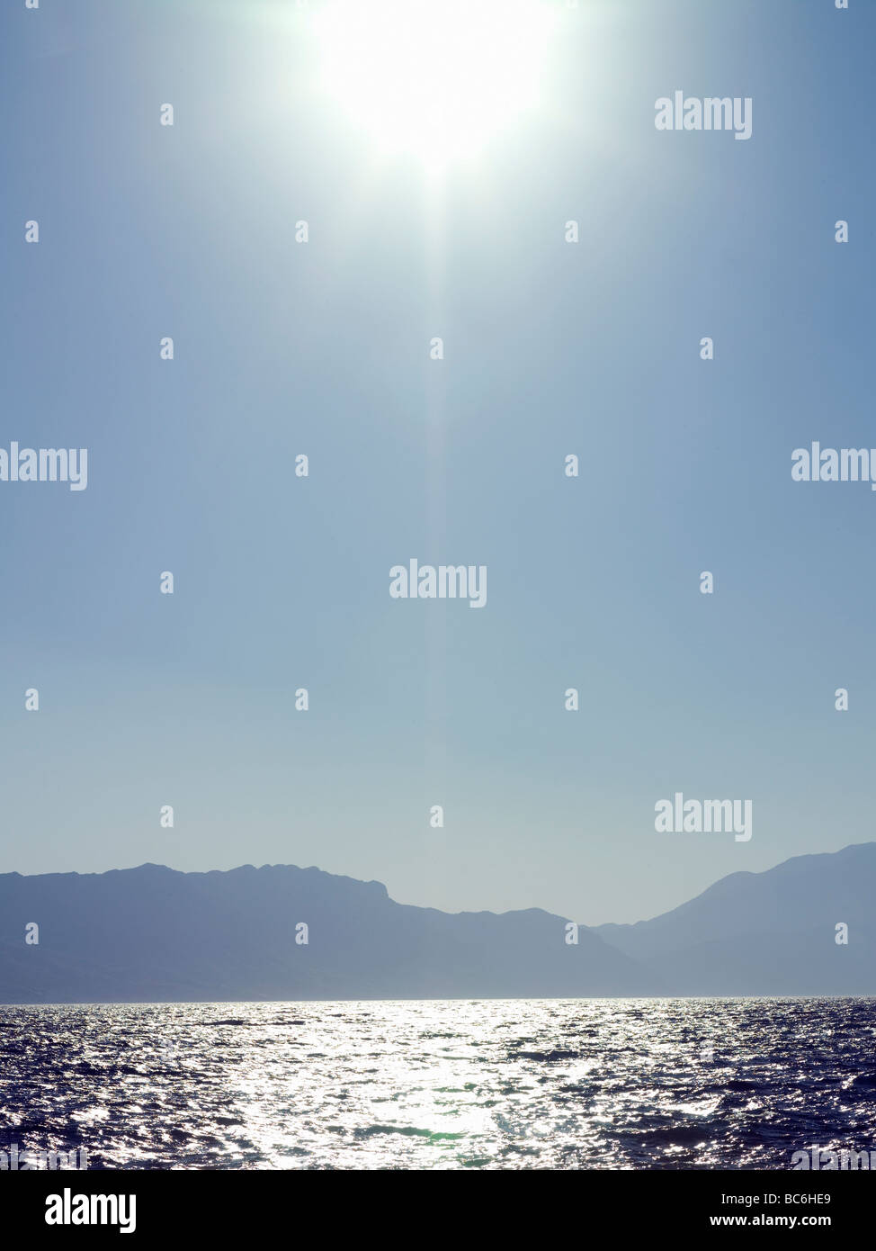 Supetar, Brac, Croatia. Sun shining on sea Stock Photo - Alamy