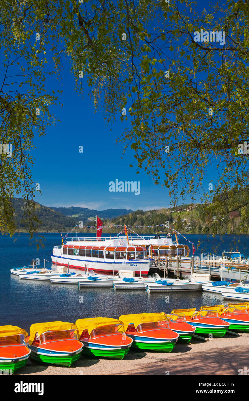Lake Titisee Baden Wurttemberg Schwarzwald Black Forest Germany Stock ...