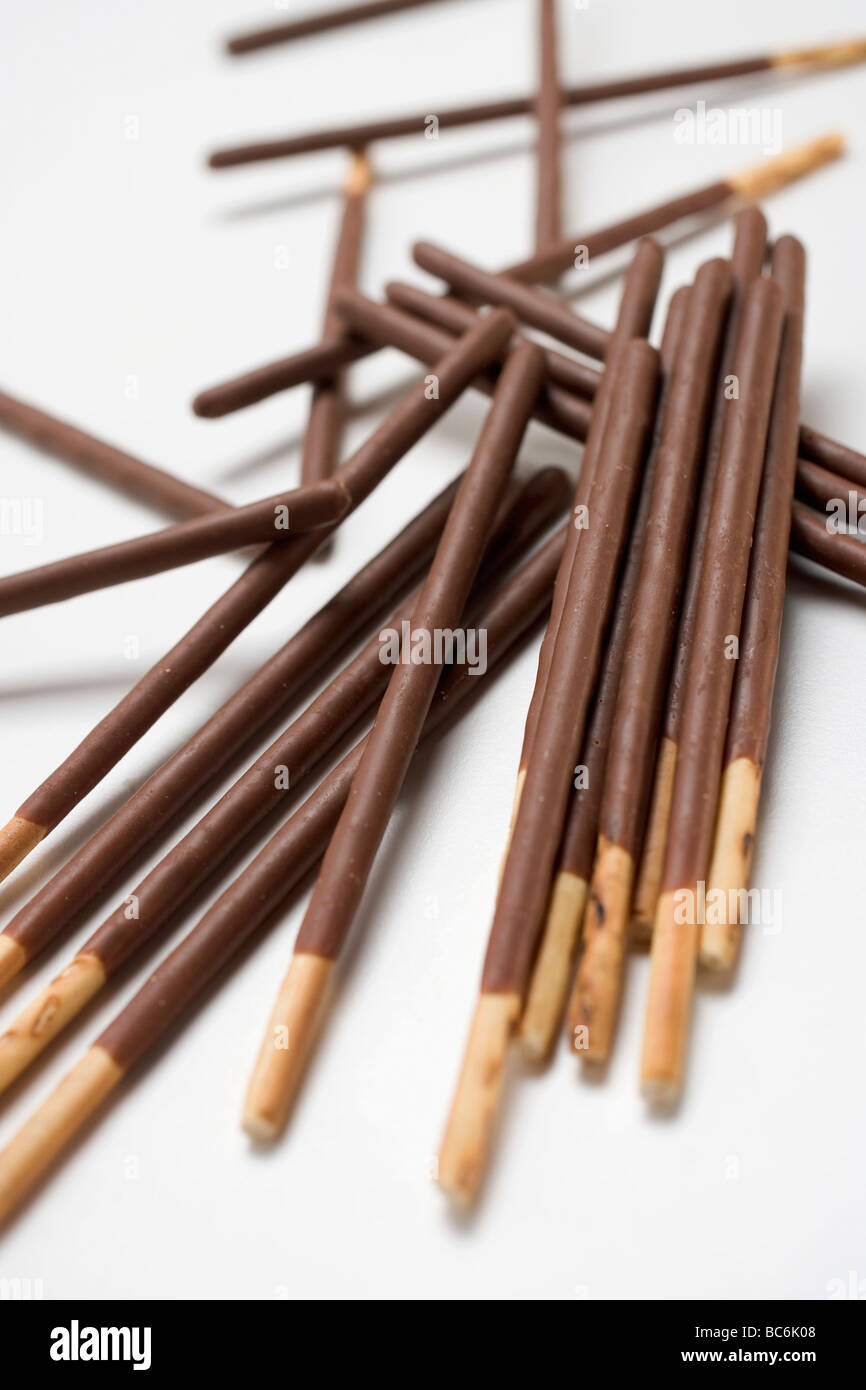 Chocolate sticks Stock Photo - Alamy