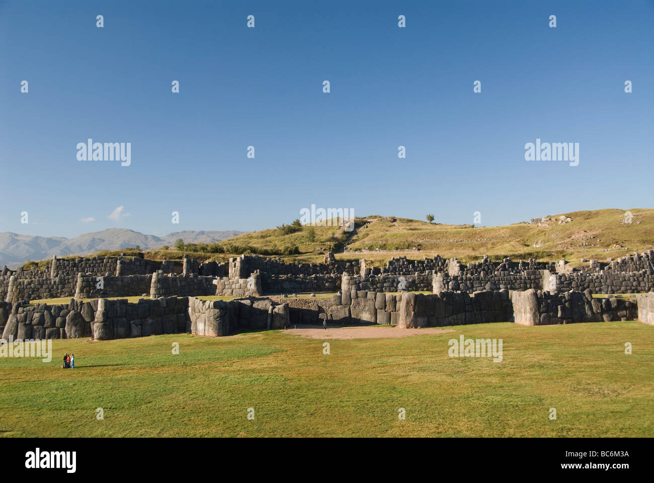 Peru, Sacsayhuaman, near Cuzco, Inca fortification Stock Photo - Alamy