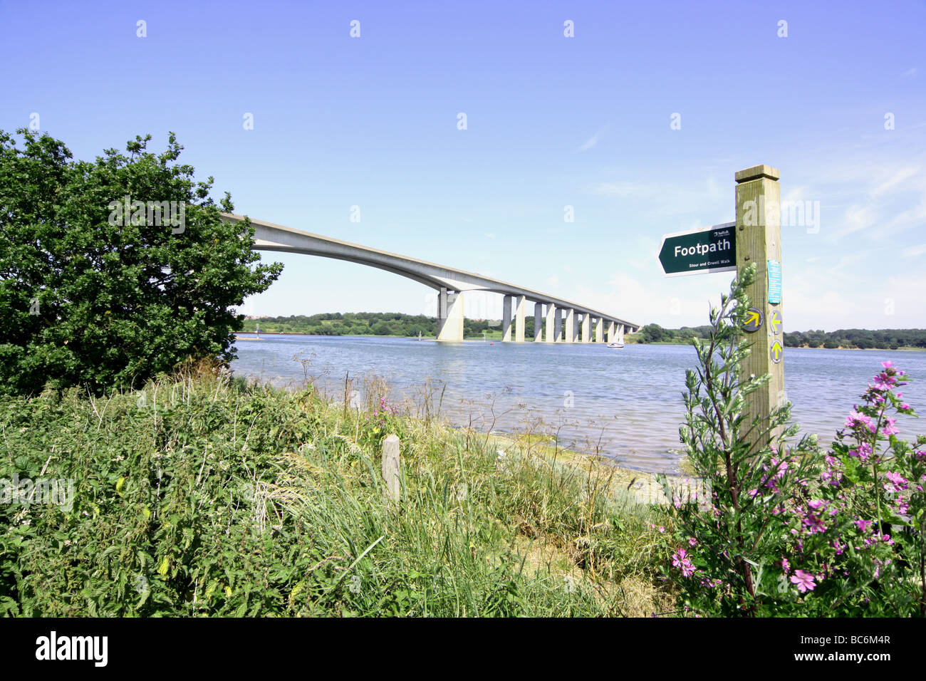 Orwell Bridge Crossing River Orwell High Resolution Stock Photography ...
